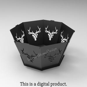 3feet Octagon Fire Pit File,bbq Barbecue Dxf Files for Plasma, Grill ...