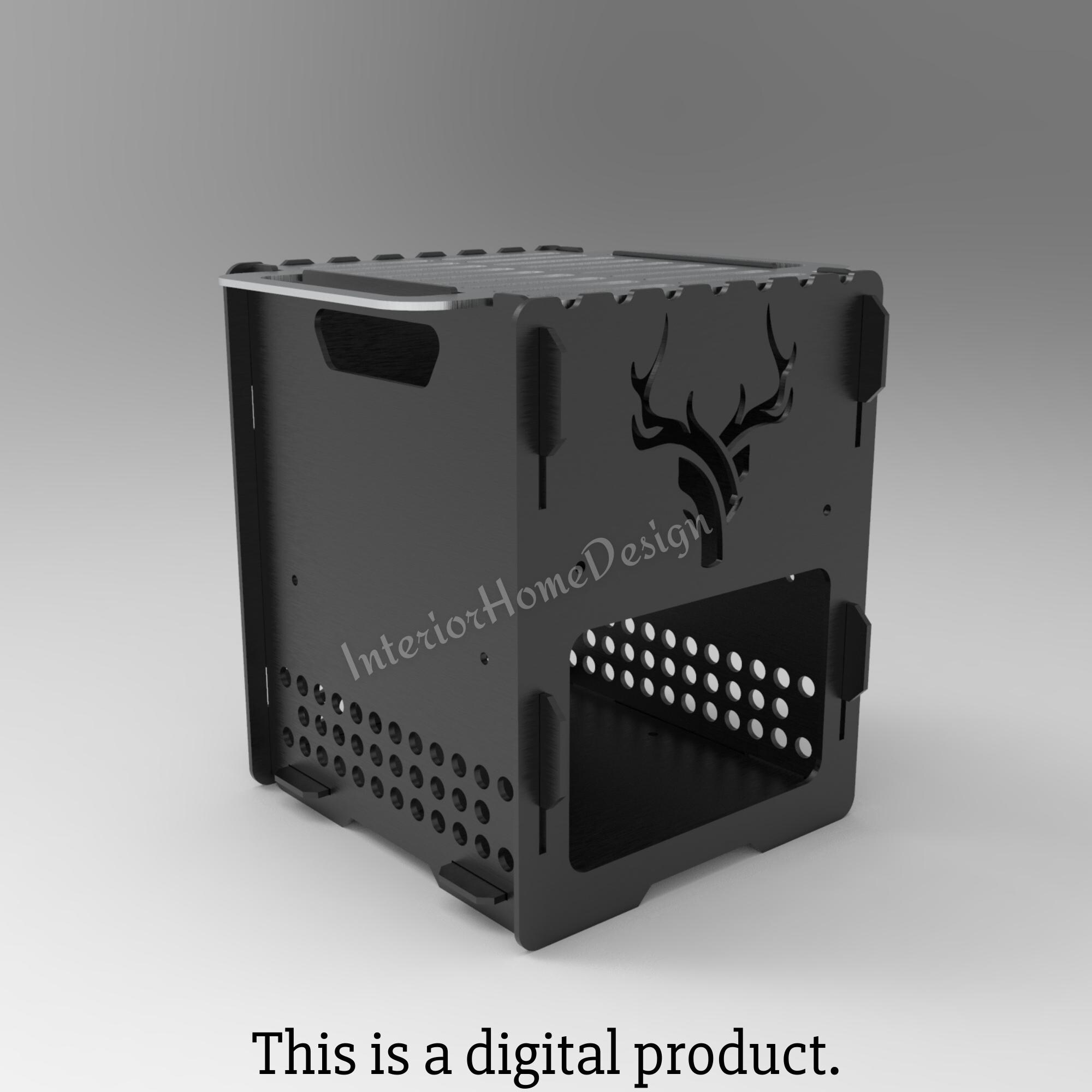Backpack Fire Pit Dxf File, Camping Dxf File, Dxf Files for Plasma ...
