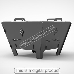 Square Fire Pit Dxf Svg File,bbq Barbecue Dxf Files for Plasma, Grill ...