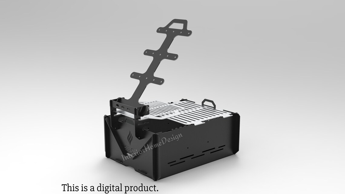 Fire Pit Dxffire Pit Collapsible BBQ Barbecue Dxf Files for - Etsy