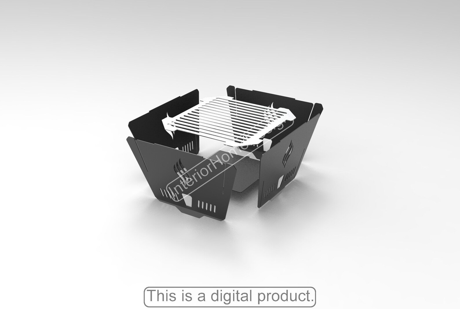 Fire Pit Dxf Files Dxf Files for Plasma Bbq Files Barbecue - Etsy