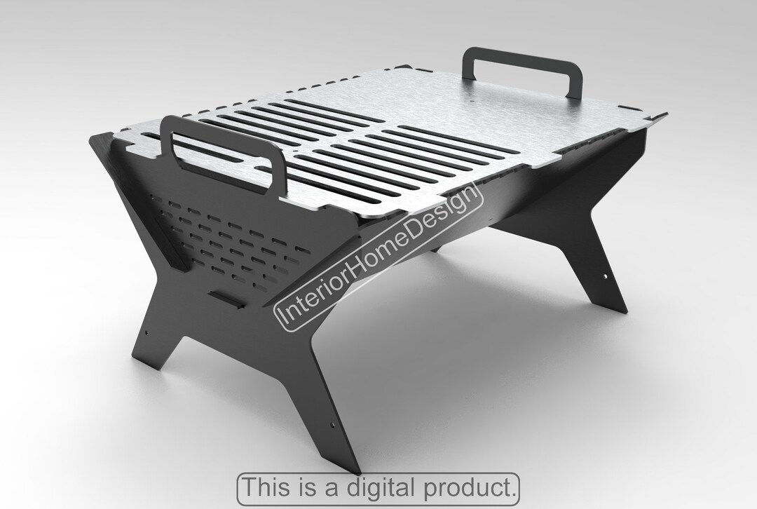 Fire Pit Dxf Files,fire Pit Portable,diy Fire Pit, BBQ Dxf Files for ...