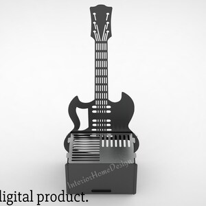 Guitar Fire Pit Dxf, Outdoor Fire Pit, Backyard Firepit, Music Lover ...