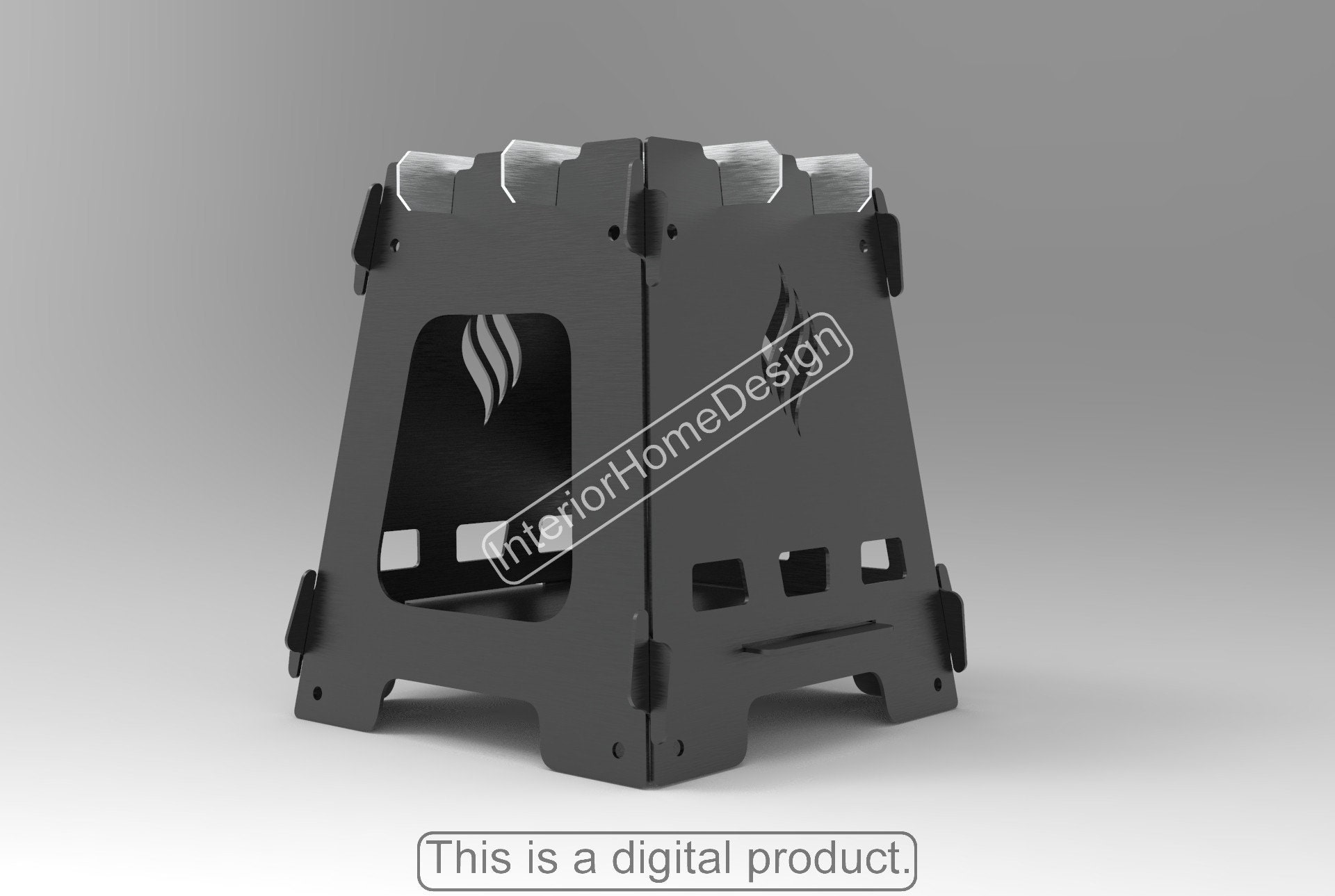 Wood Stove Dxf File Camping Dxf File Dxf Files for Plasma - Etsy