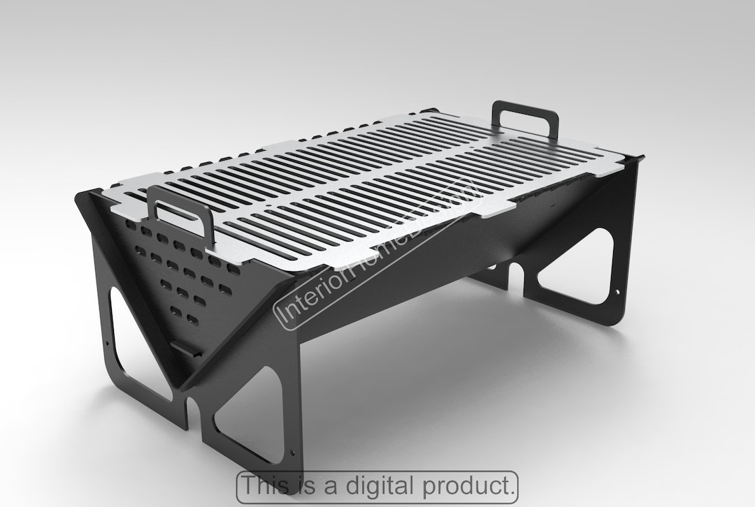 Portable Fire Pit, Collapsible Fire Pit,barbecue Dxf Files for Plasma ...