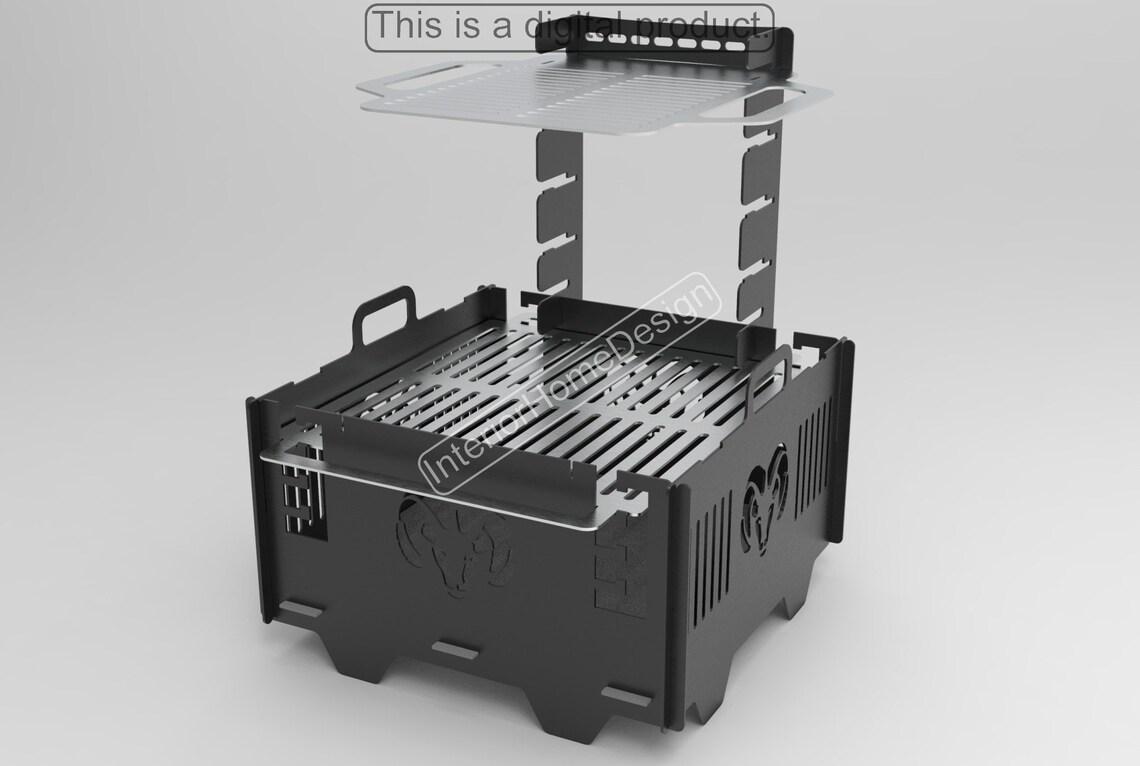 Fire Pit Dxf Filesfire Pit Portablediy Fire Pit BBQ Dxf | Etsy