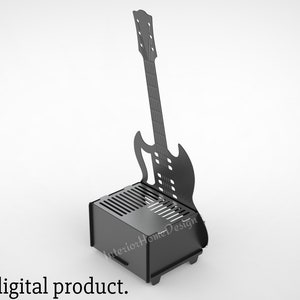 Guitar Fire Pit Dxf, Outdoor Fire Pit, Backyard Firepit, Music Lover ...