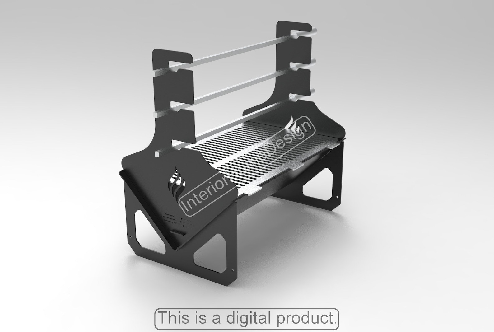 Fire Pit Dxf File,dxf Files for Plasma,for Cnc BBQ Barbecue Grill Fire ...