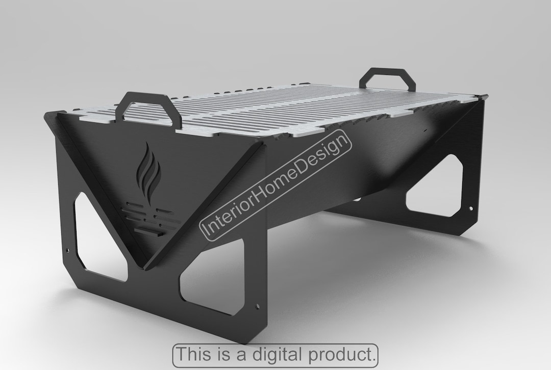 Fire Pit Dxf Files,fire Pit Portable,diy Fire Pit, BBQ Dxf Files for ...