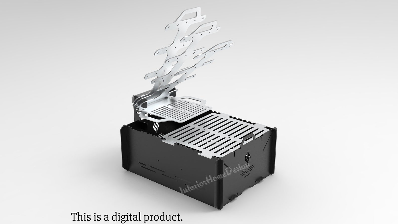 Fire Pit Dxffire Pit Collapsible BBQ Barbecue Dxf Files for - Etsy