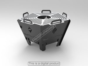Workshop Burner DXF, Wood Stove DXF DWG, Stove Dxf, Plasma Dxf, Plasma ...