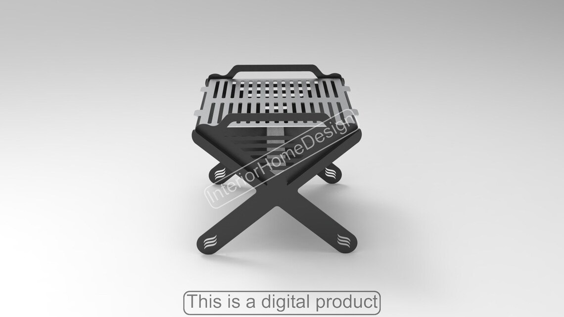 Fire Pitfire Pit Collapsible BBQ Barbecue Dxf Files for - Etsy