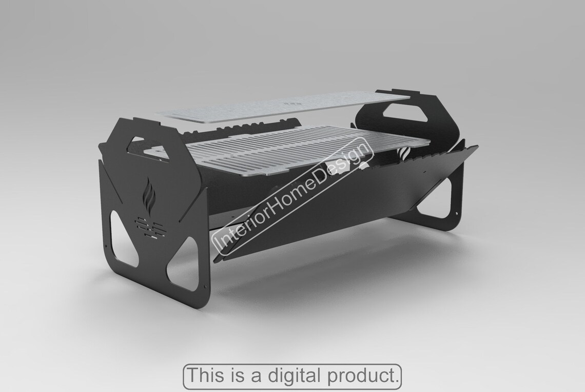 Fire Pit Dxf Filesfire Pit Portablediy Fire Pit BBQ Dxf - Etsy