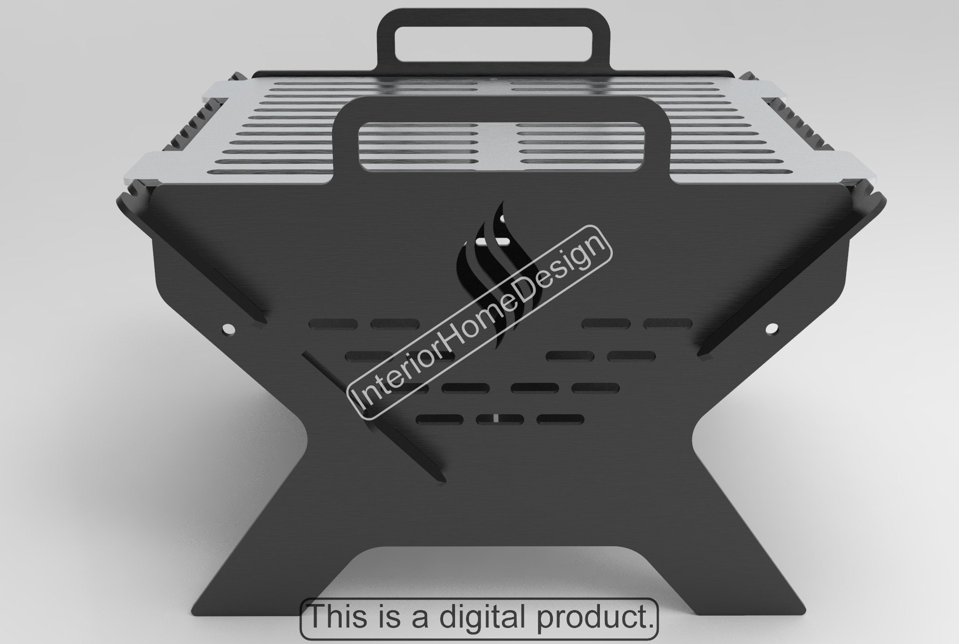 Fire Pit Dxf Filesfire Pit Portablediy Fire Pit BBQ Dxf - Etsy