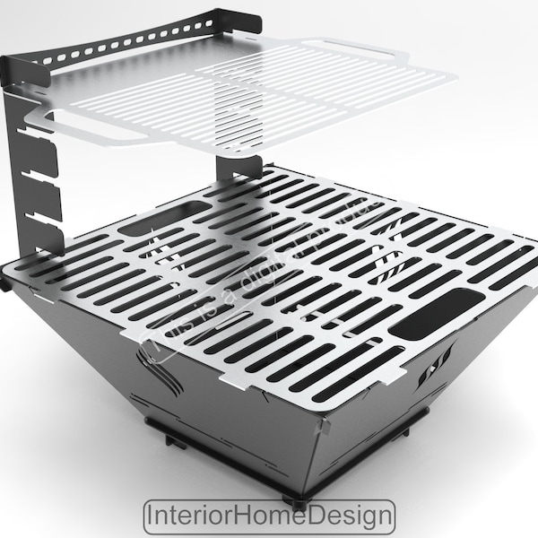 Dxf Fire Pit Bbq - Etsy