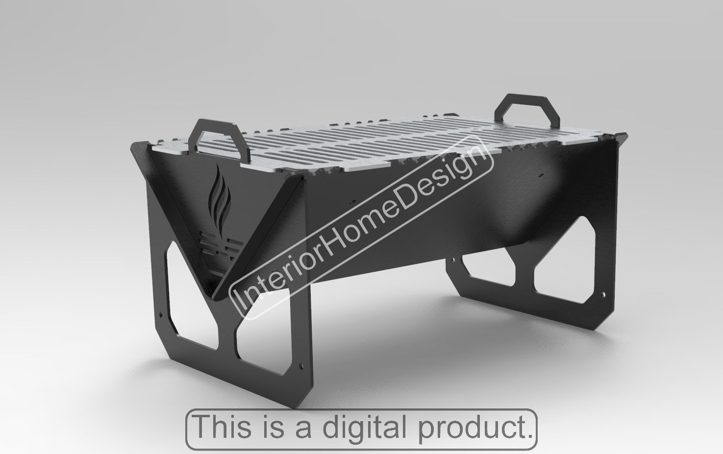 Fire Pitfire Pit Collapsible BBQ Barbecue Dxf Files for - Etsy