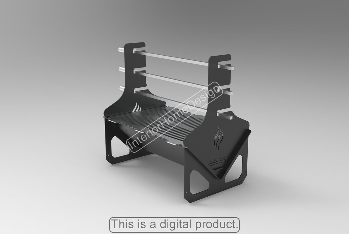 Fire Pit Dxf File,dxf Files for Plasma,for Cnc BBQ Barbecue Grill Fire ...