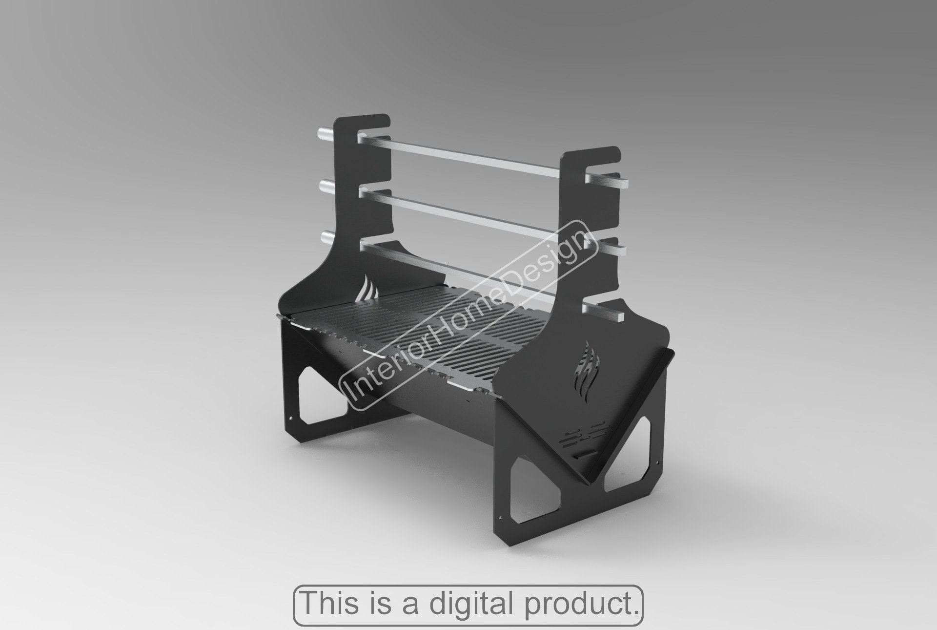 Fire Pit Dxf Filedxf Files for Plasmafor Cnc BBQ Barbecue - Etsy