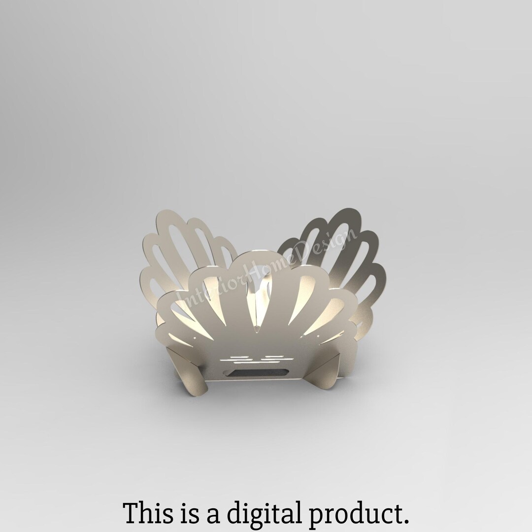 Seashell Laser Cut Campfire Grill & Fire Pit Design | Portable DXF SVG ...