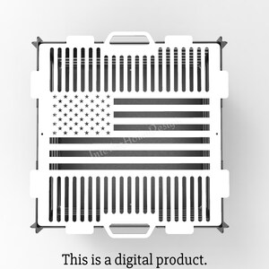 USA Flag Fire Pit Design, DXF Digital File for CNC, Plasma and Laser ...
