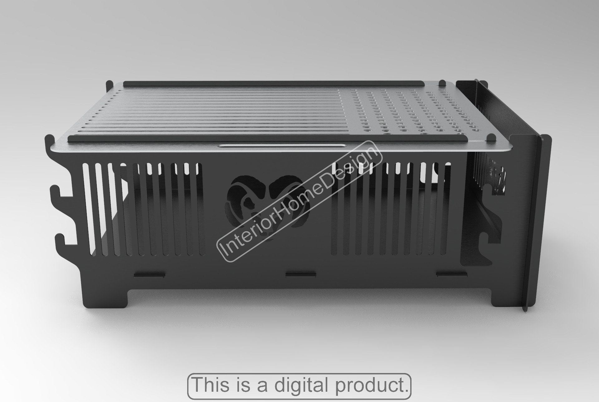 Plasma Cut Fire Pit Dxf,vertical Portable Metal Dxf Files for Plasma ...