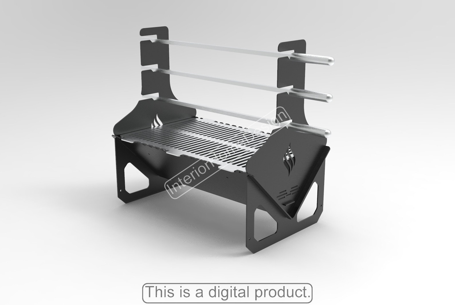 Fire Pit Dxf Filedxf Files for Plasmafor Cnc BBQ Barbecue - Etsy