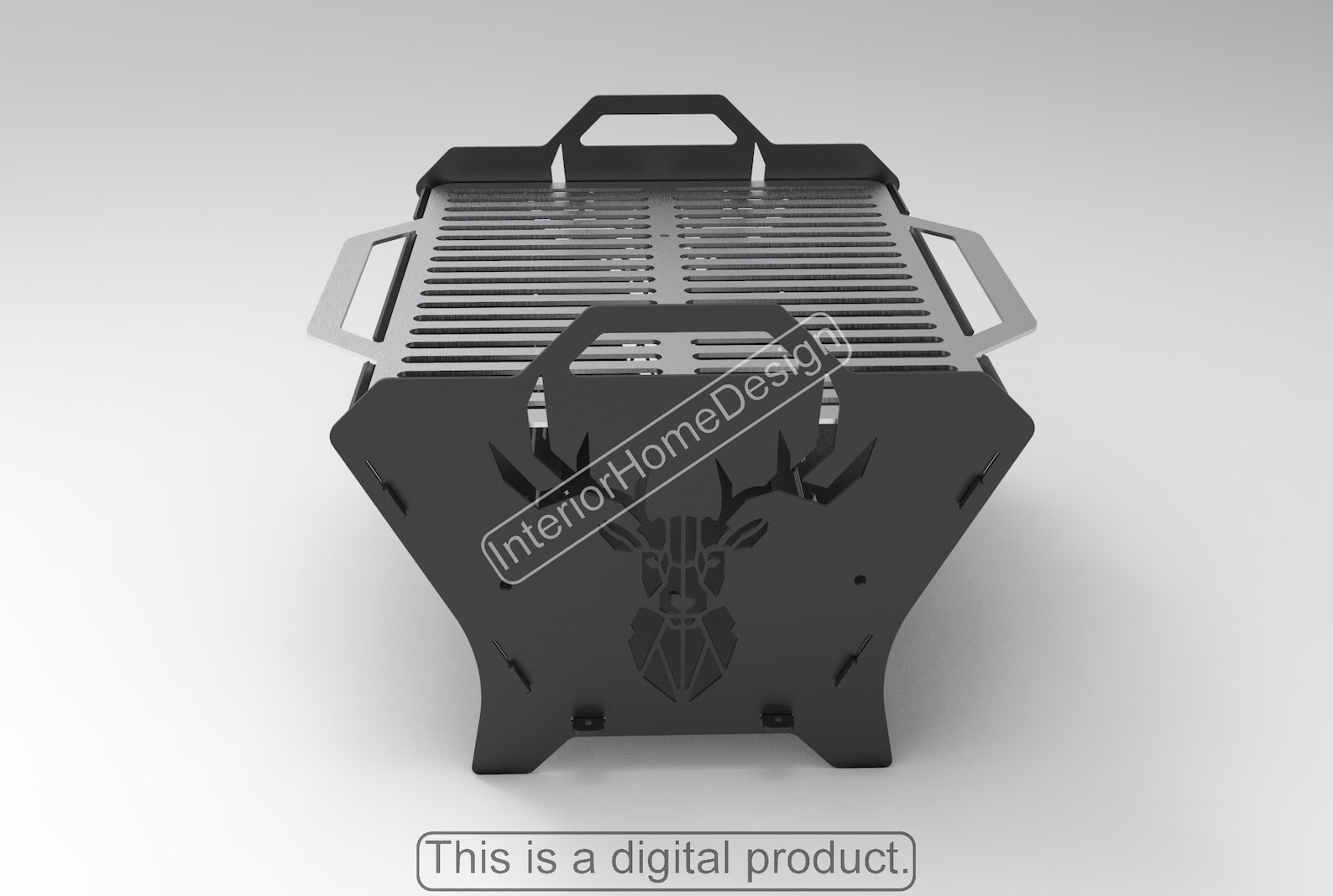 Deer Fire Pit Dxf File,bbq Barbecue File, Dxf Files for Plasma ...