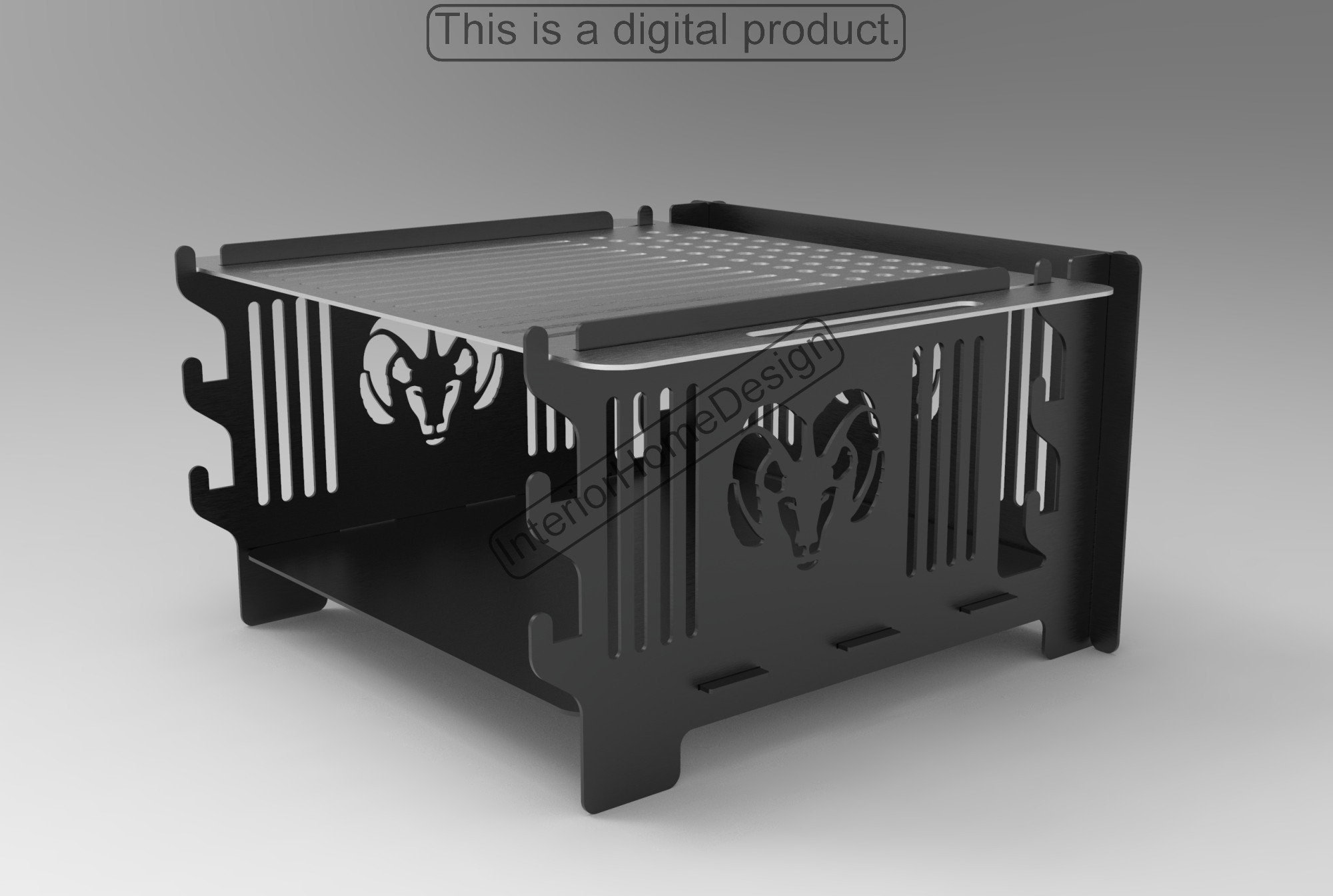 Fire Pit Dxf Portable Metal Dxf Files for Plasma Grill Fire - Etsy