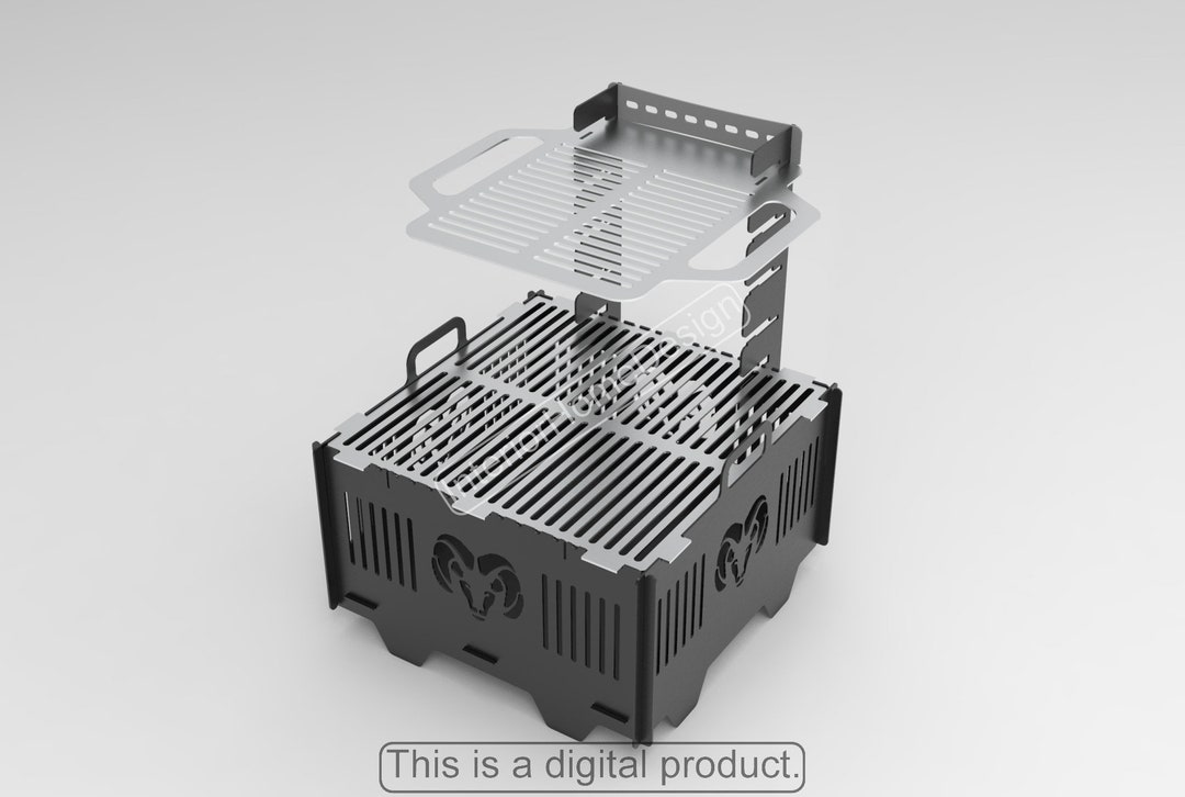 Fire Pit Dxf Files for Plasma,fire Pit Collapsible BBQ Barbecue Dxf ...