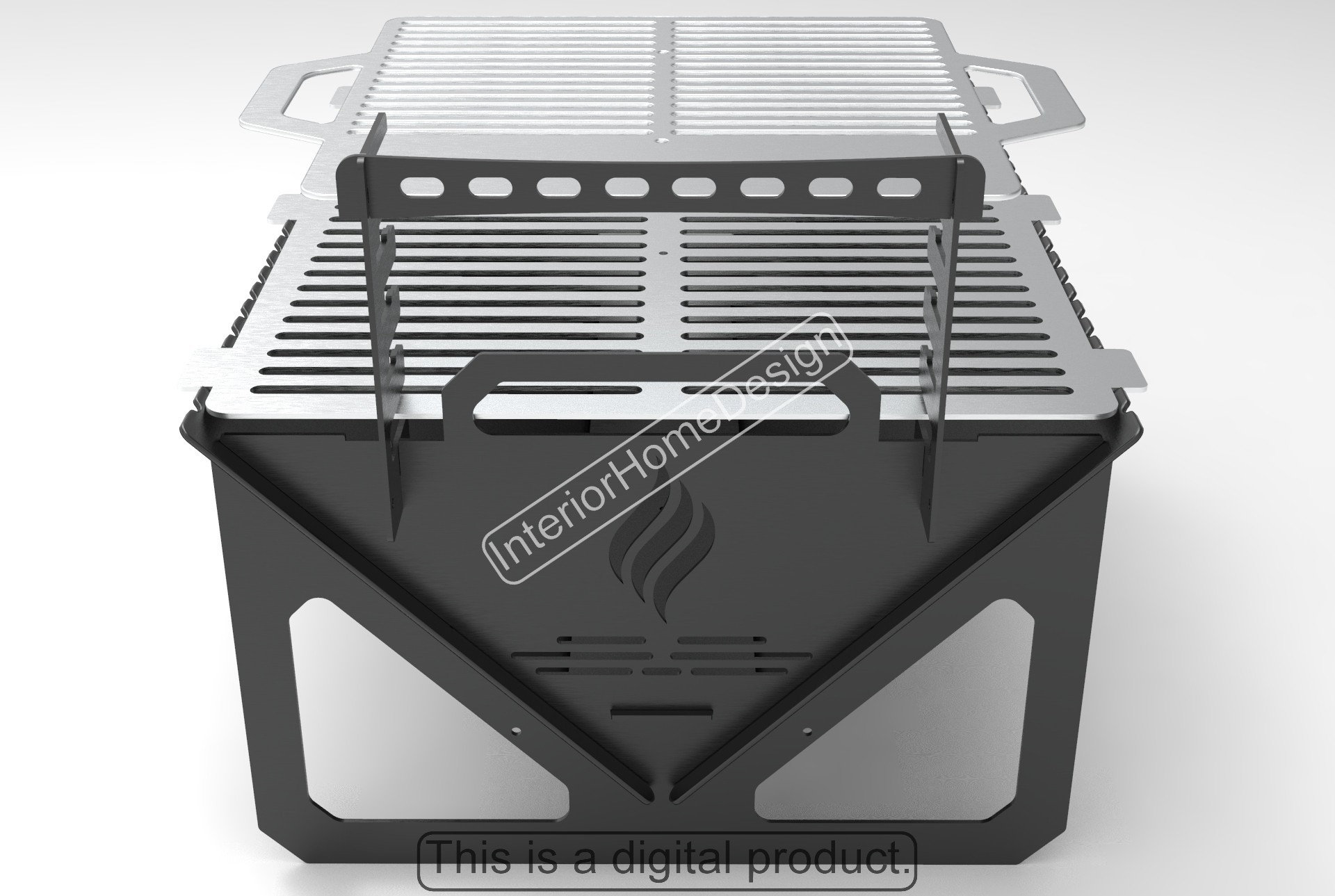 Fire Pit Dxf Filesdiy Fire Pit BBQ Barbecue Dxf Filesgrill - Etsy