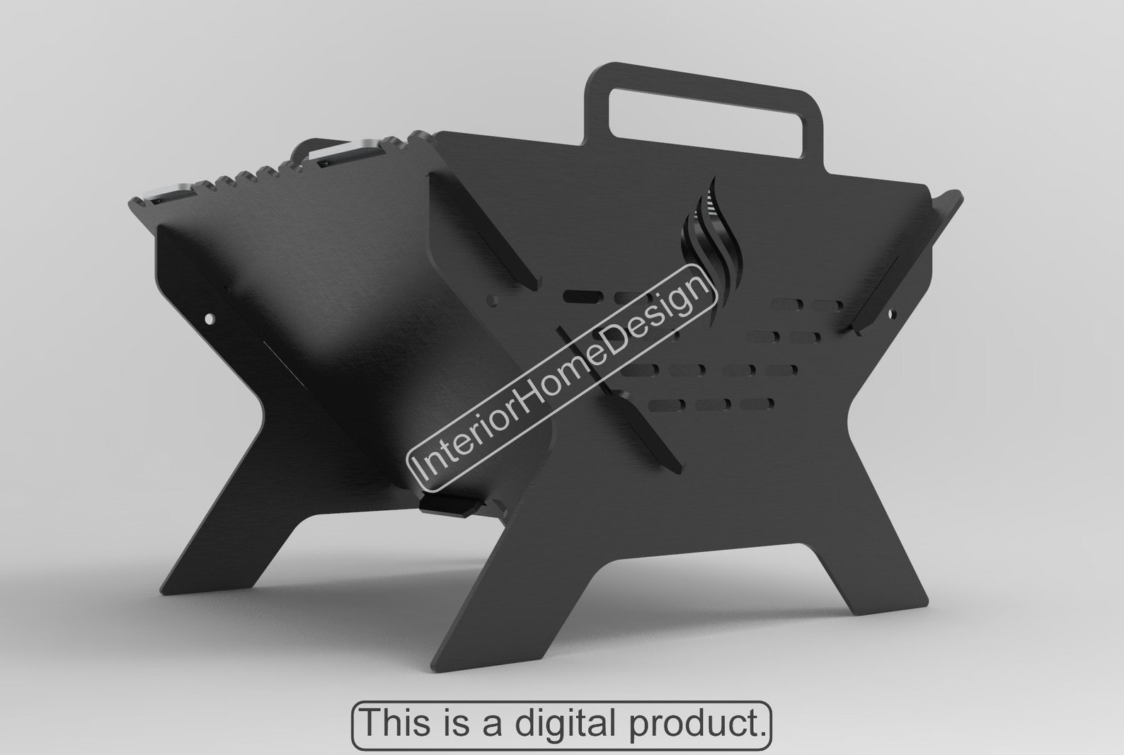 Fire Pit Dxf Filesfire Pit Portablediy Fire Pit BBQ Dxf - Etsy