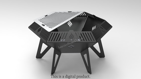 Hexagon Fire Pit Dxf Dxf Files for Plasmafire Pit - Etsy