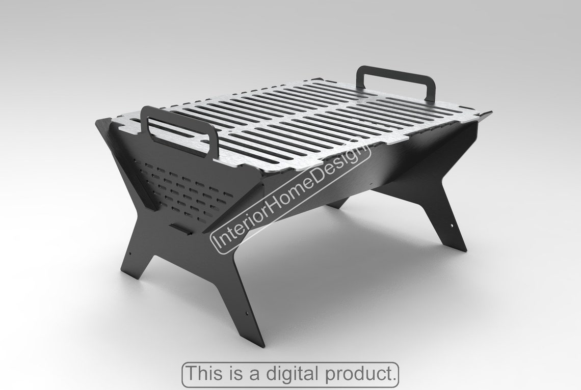 Fire Pit Dxf Filesfire Pit Portablediy Fire Pit BBQ Dxf - Etsy