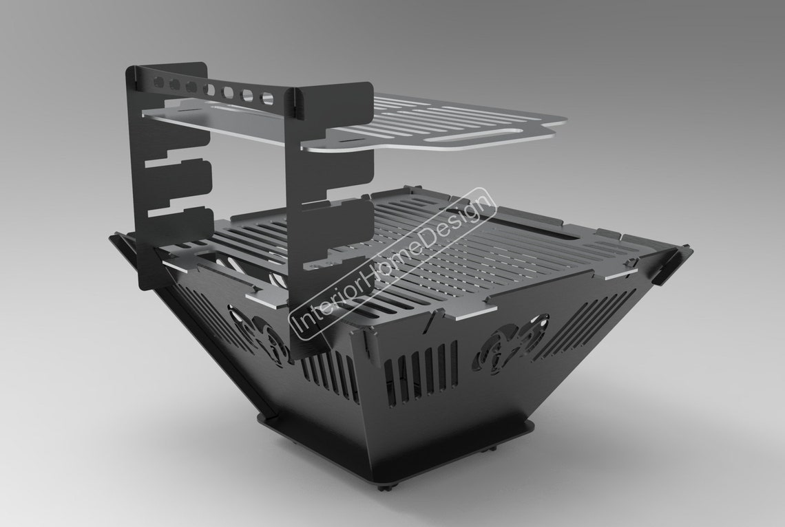 Fire Pit Dxf Filesfire Pit Portablediy Fire Pit BBQ Dxf - Etsy