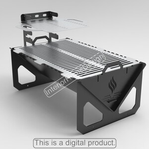 Fire Pitfire Pit Collapsible BBQ Barbecue Dxf Files for - Etsy