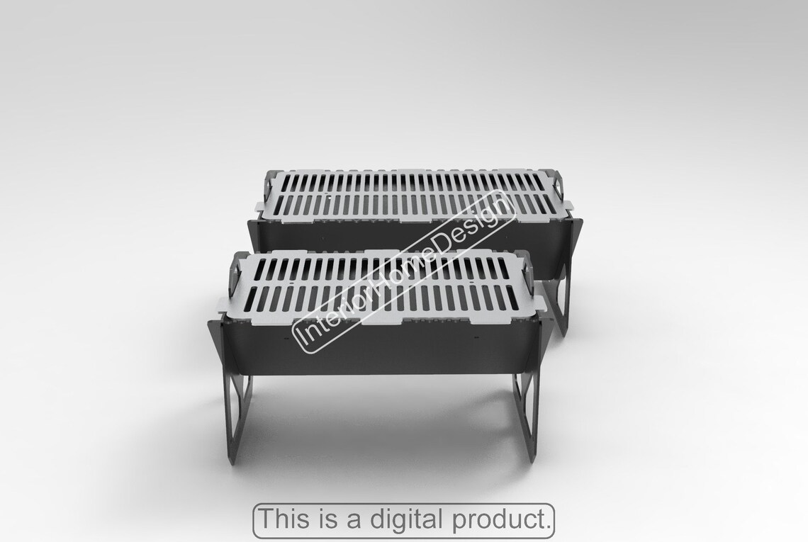 Fire Pitfire Pit Collapsible BBQ Barbecue Dxf Files for - Etsy