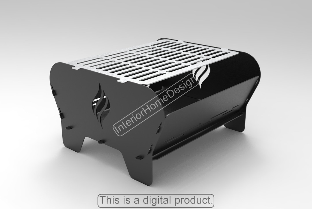 Fire Pit Dxf Files,fire Pit Portable,diy Fire Pit, BBQ Dxf Files for ...