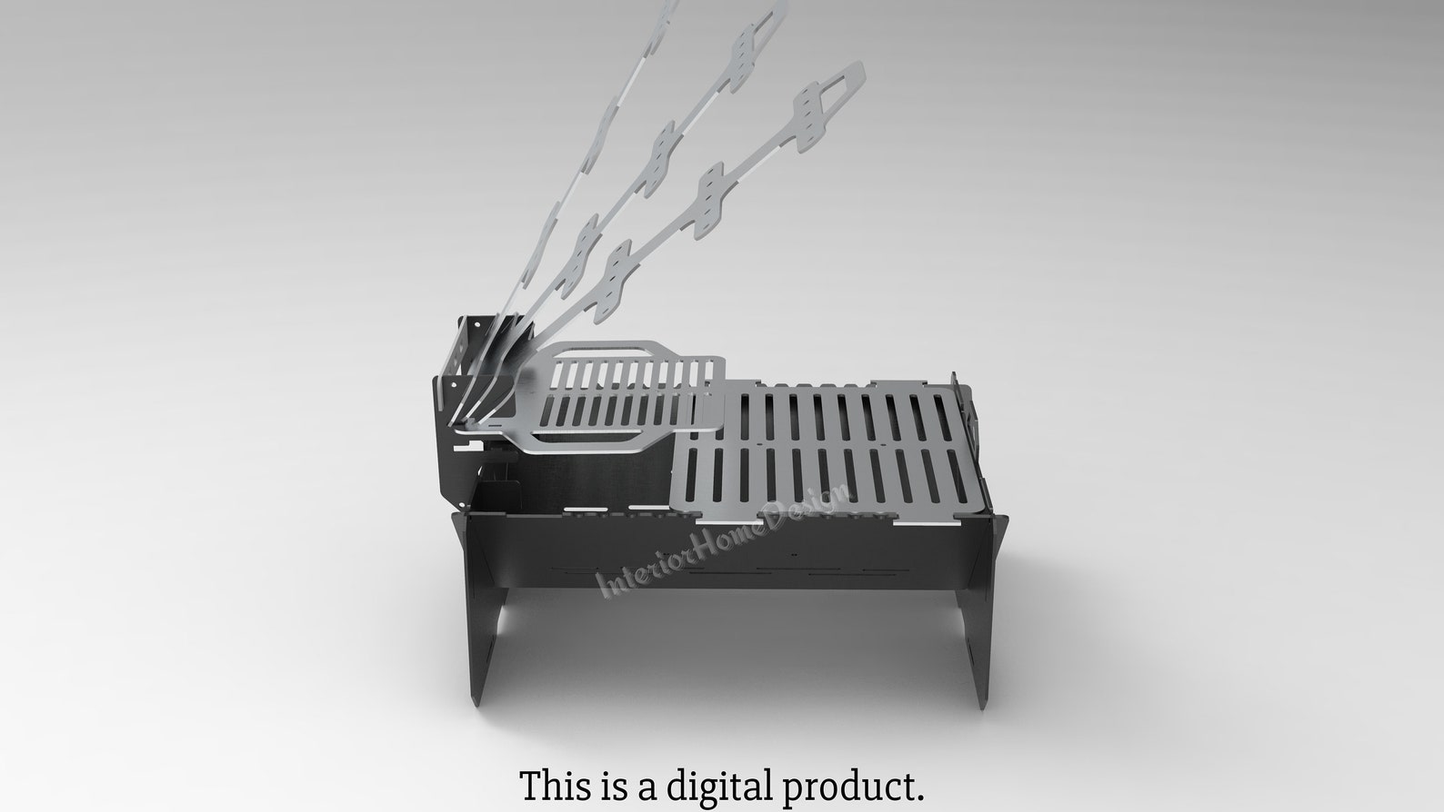 Fire Pit Dxffire Pit Collapsible BBQ Barbecue Dxf Files for - Etsy