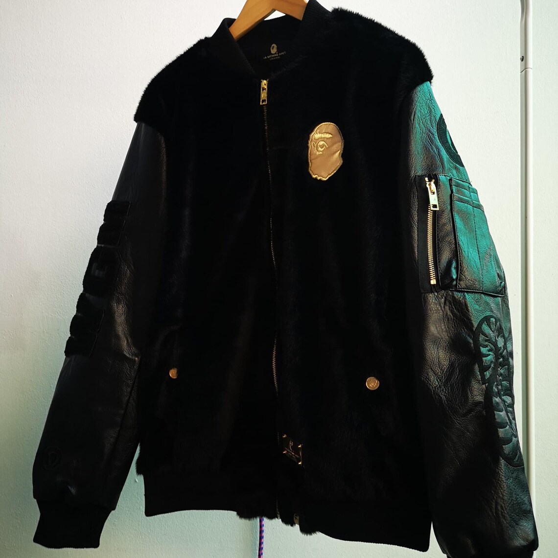 A Bathing Ape Bape Jacket Bape Bomber Rare Vintage 90s A - Etsy