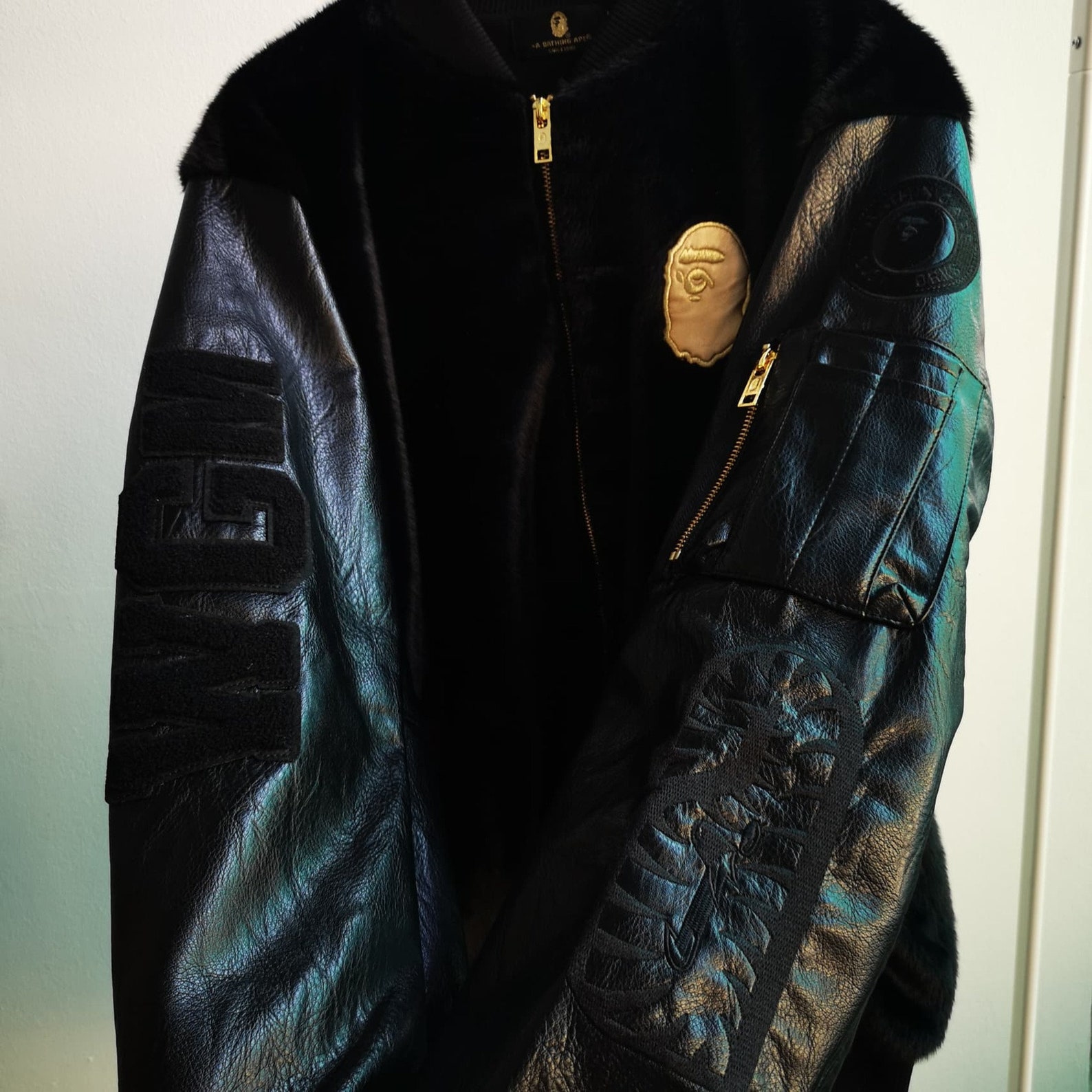 A Bathing Ape Bape Jacket Bape Bomber Rare Vintage 90s A - Etsy