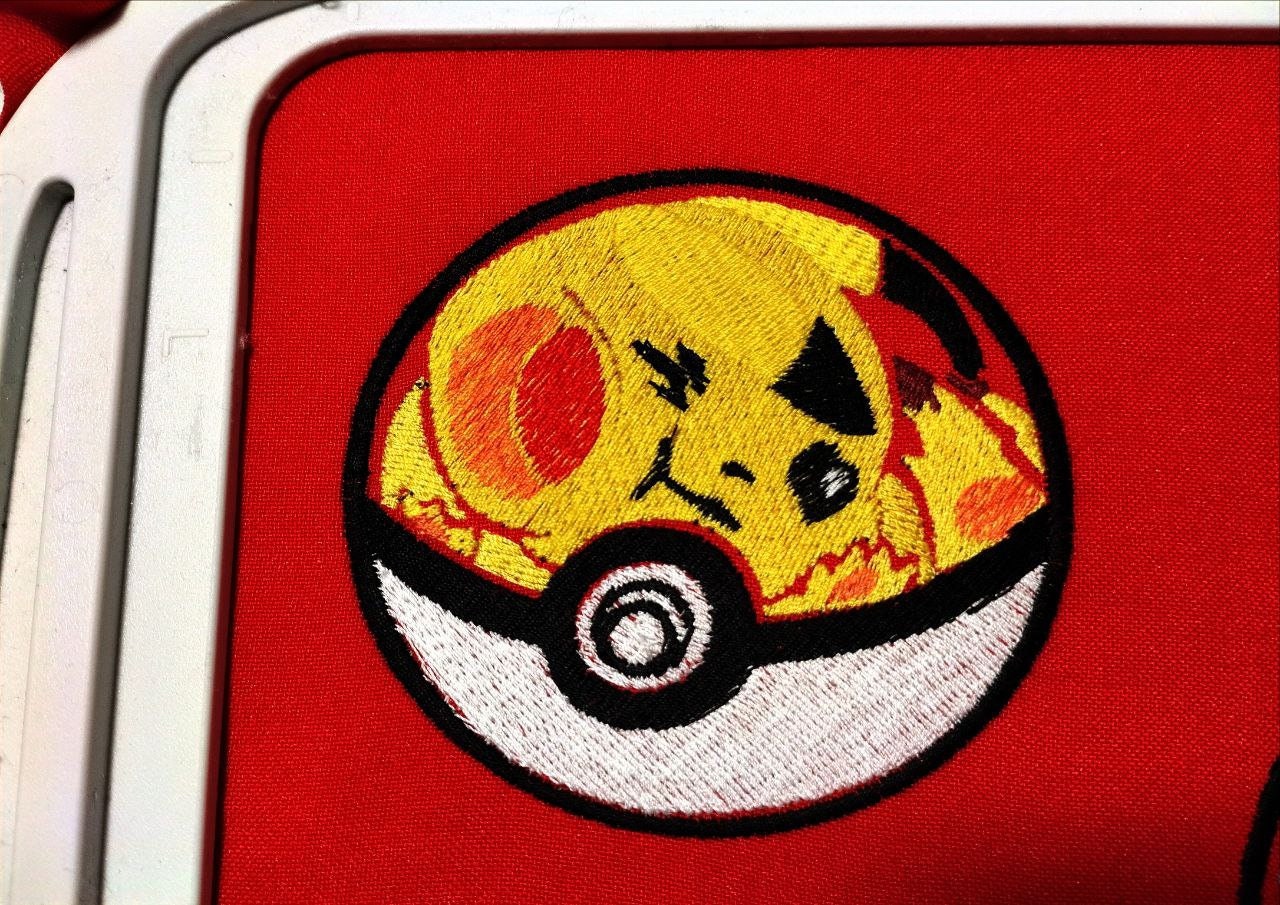 Pokeball Embroidery Design Pokemon Embroidery Machine Files Pokemon ...