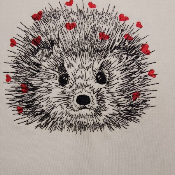 Hedgehog Embroidery Design - Etsy