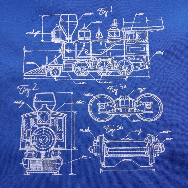 Thomas the Train Embroidery Design - Etsy