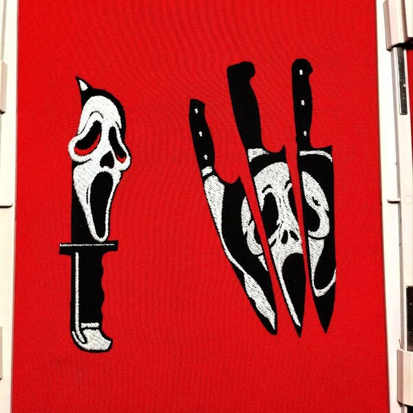 Ghostface Embroidery Pattern - Etsy
