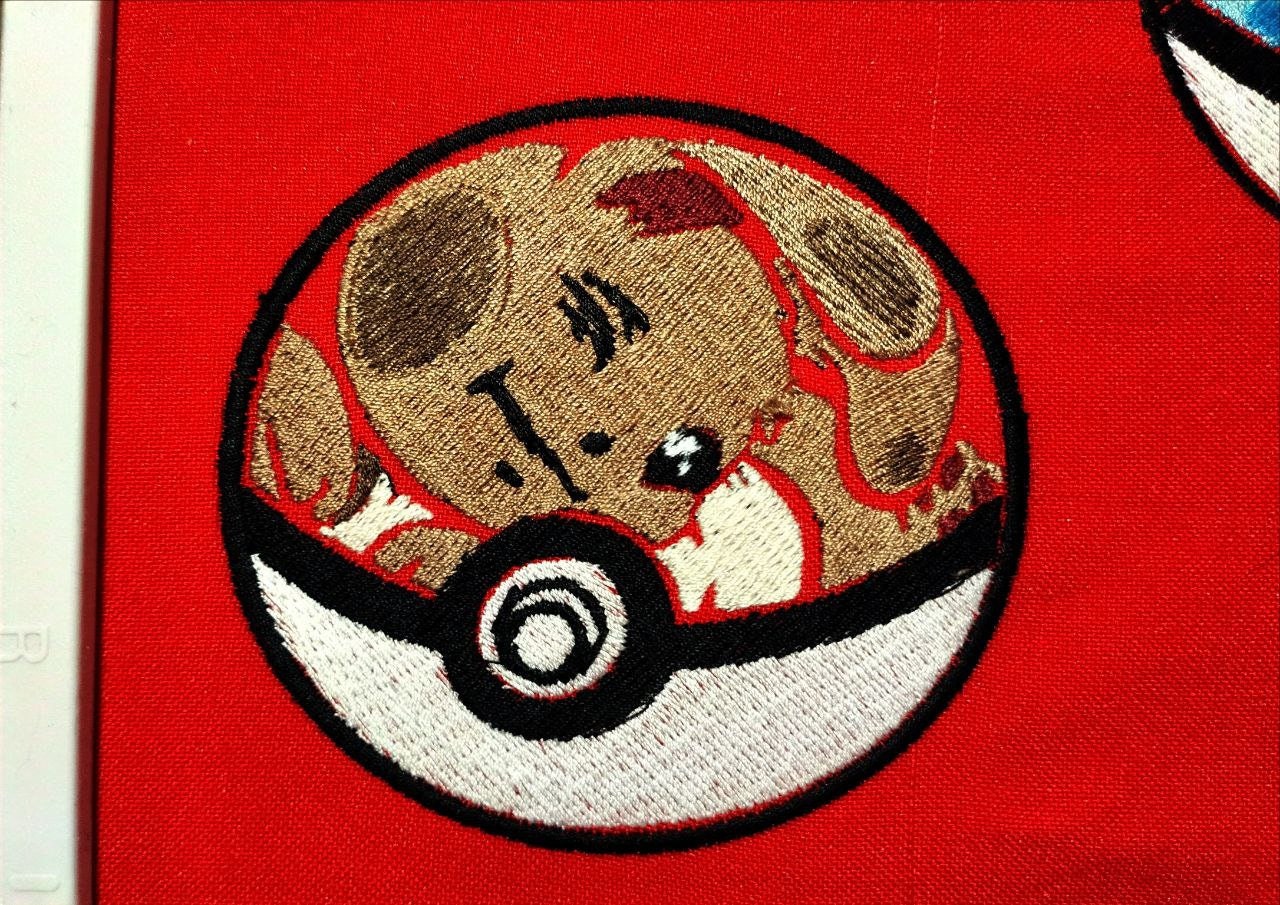 Pokeball Embroidery Design Pokemon Embroidery Machine Files Pokemon ...