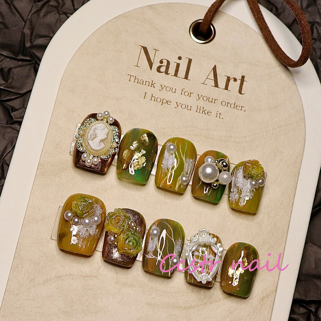 Victorian Pearl Nails, Elegance Through Time , Elegant Nails, Hand ...