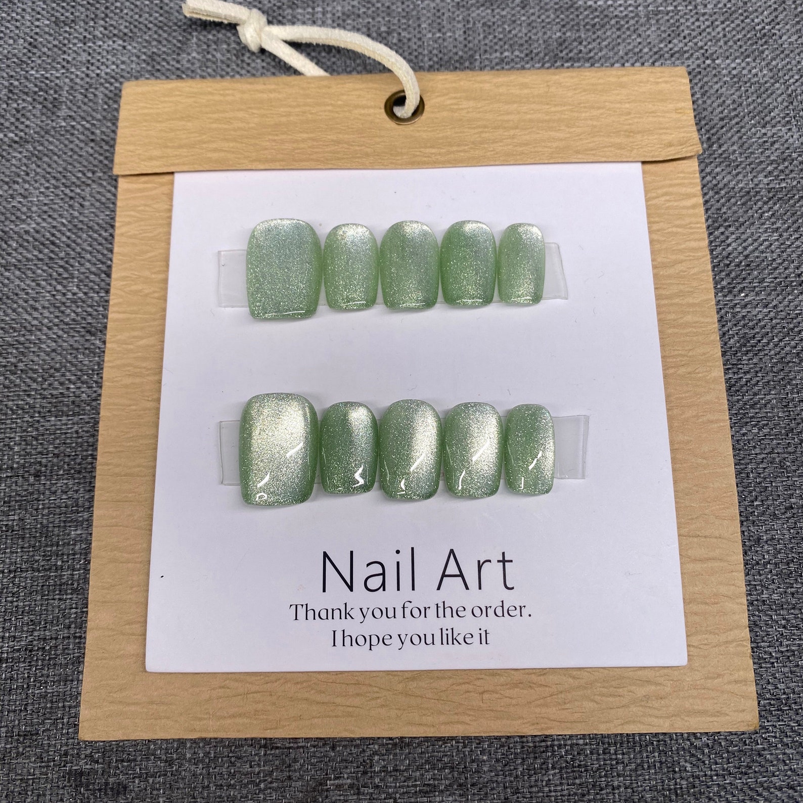 Spring Colors, Green Cat Eye Nails, Pretty Finished Gel Nails, Fun Nail ...
