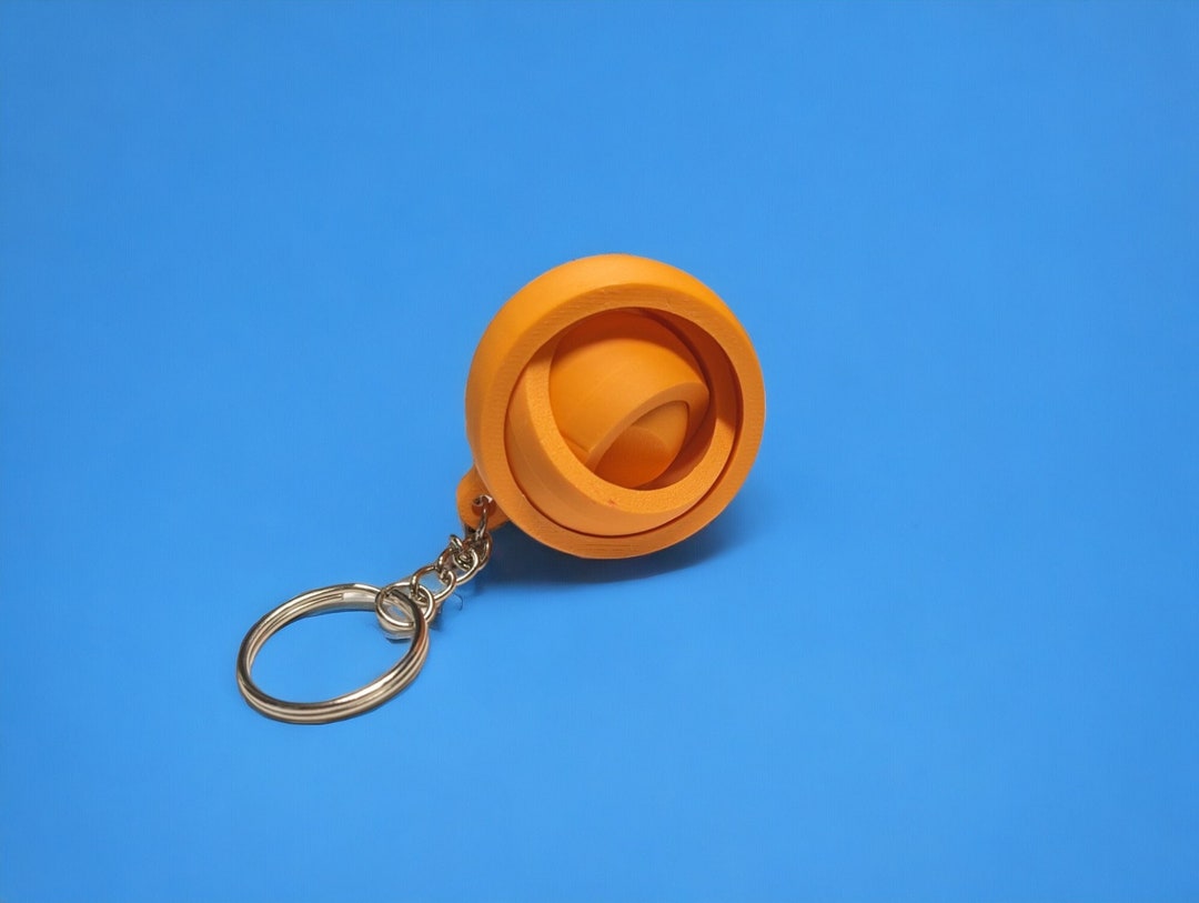 Keyring Gyro Sensory Fidget Spinner! High Quality 3D Printed Desktop ...