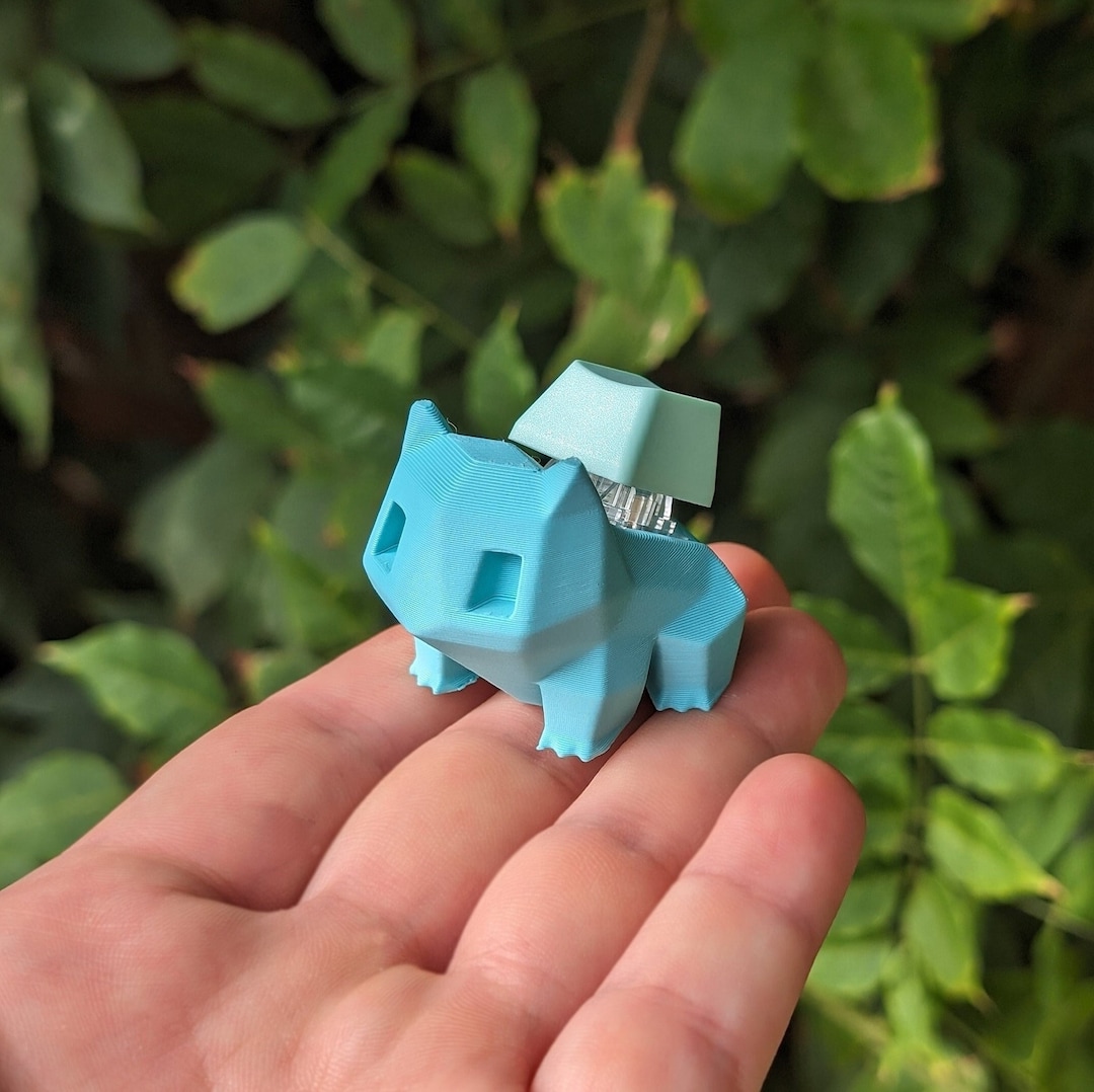 Bulbasaur Mechanical Switch Fidget Toy Pokemon Fidget Key Birthday Gift ...