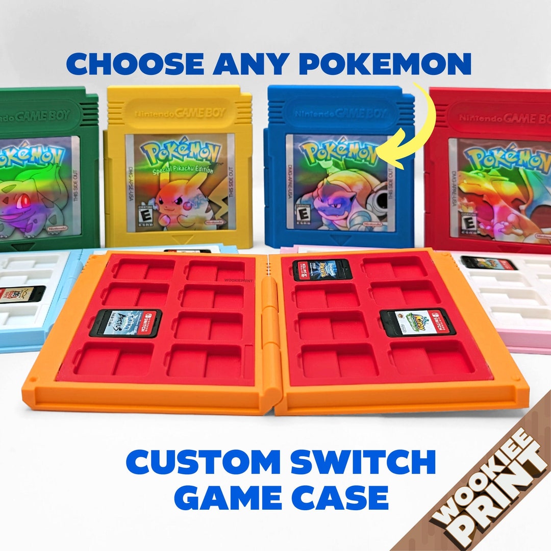 Custom Pokemon Switch Game Case - Nintendo Switch Gameboy Cartridge ...